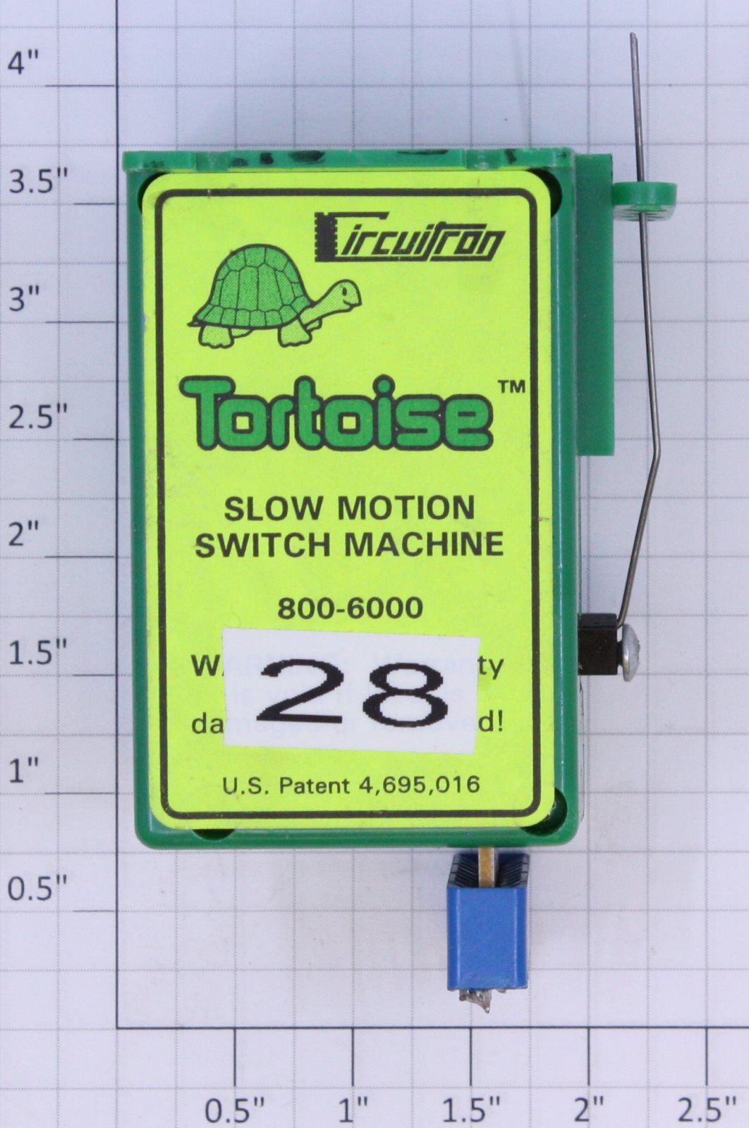 Circuitron 800-6000X Tortoise Slow Motion Switch Machine w/ Blue Conne ...