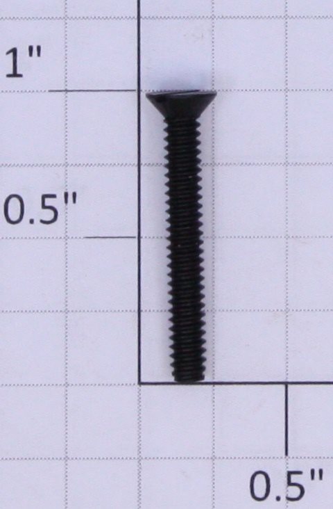 Lionel #6-32 x 1" Black Slotted Flat Head Plastic Screw – Trainz