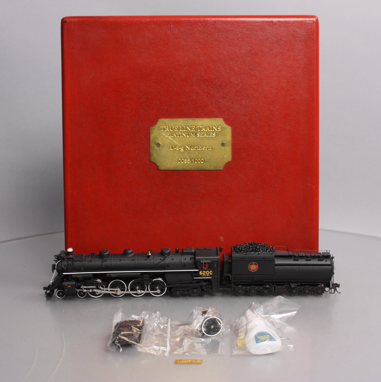 True Line 303000 HO Scale CN U2g Northern Steam Locomotive #6200 w/DCC ...
