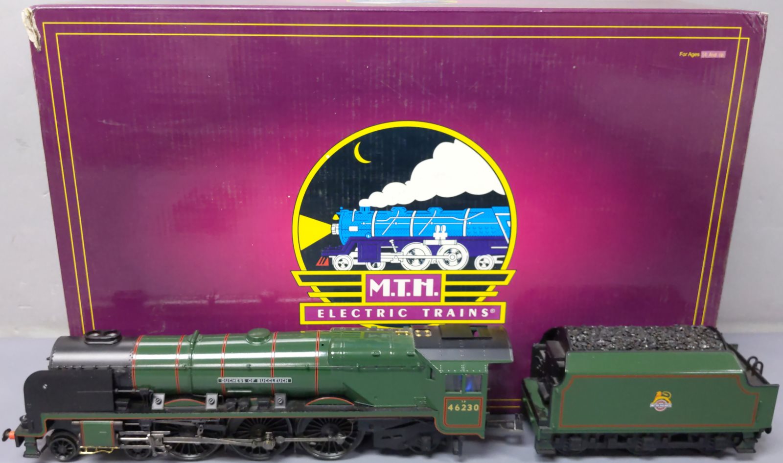 MTH 20-3367-1 LMS Railway Duchess of Bucceleuch Steam Engine w/PS2 #46 ...