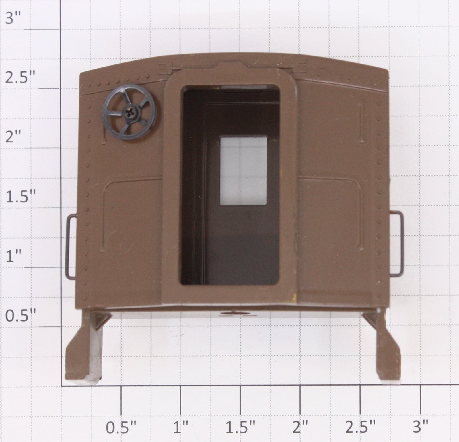 Acme 0130-1 Painted Brown Vestibule with Swinging Doors and Steps – Trainz