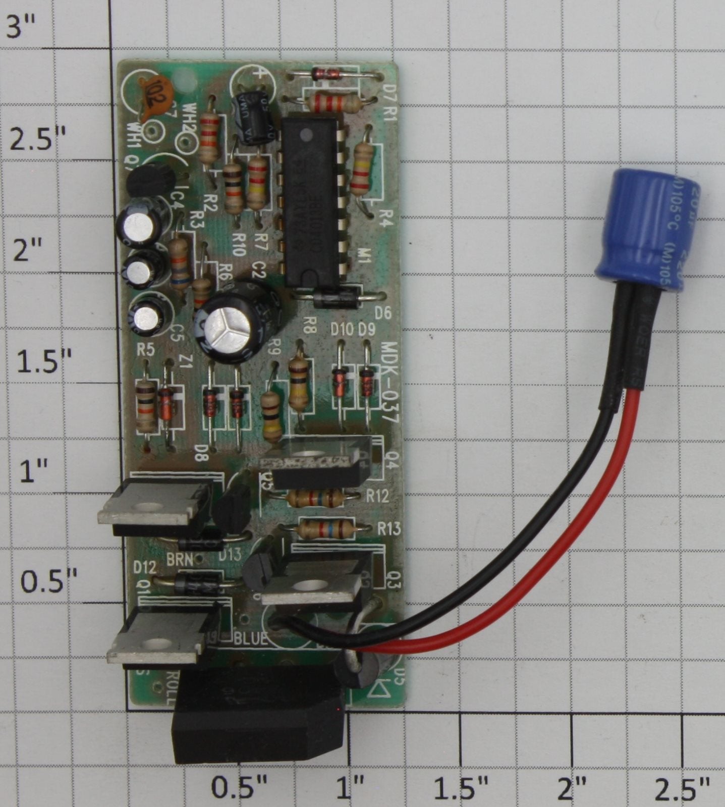 Lionel 691EMDK037 K2100-EX004 Motor Reverse Unit PCB Board – Trainz