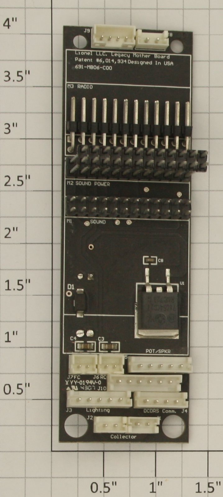 Lionel 691MB06B01 Legacy Diesel Motherboard PCB Circuit Board – Trainz