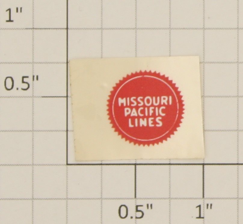 American Flyer 500-10 Red "Missouri Pacific Lines" Sticker Decal – Trainz