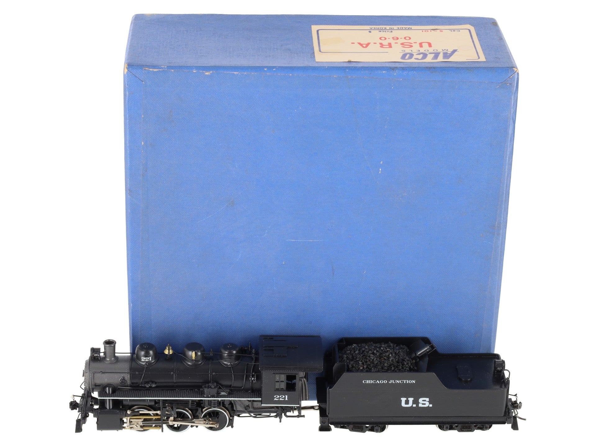 Alco Models S-101 HO BRASS 0-6-0 USRA Steam Locomotive & Tender -Paint ...