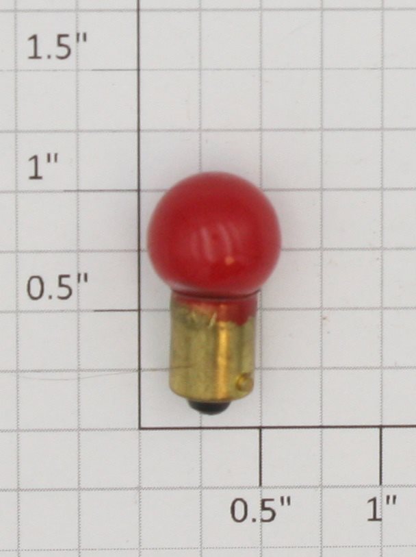 Lionel 57R 12 Volt Red Painted Bayonet Base Large Globe Light Bulb – Trainz