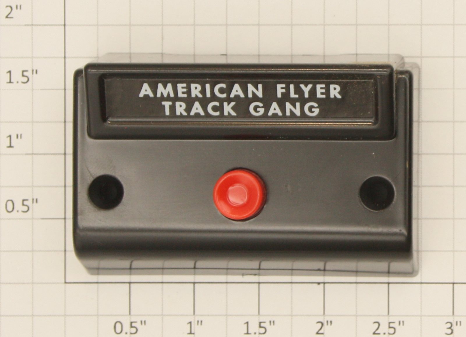 American Flyer XA14A965-Z S Gauge Black "Track Gang" Control Button ...