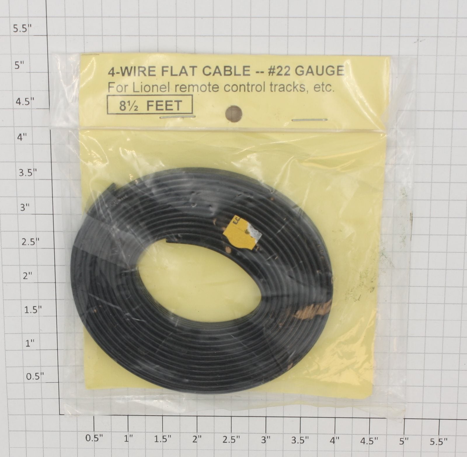 Wire-Plex FC4 4 Conductor Wire Flat Cable #24 Gauge 8.5ft. Pack – Trainz