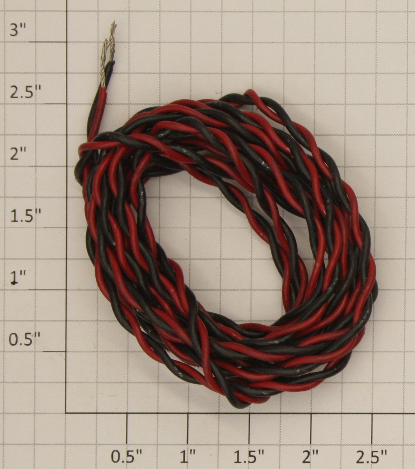 Acme 0628-635 #22-Gauge 2-Conductor Stranded Red/Black Wire Sold by th ...