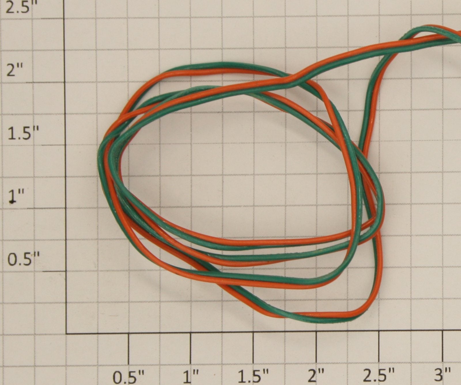 Acme 0627-710 #24 gauge 2-Conductor Orange/Green Wire Sold by the Foot ...