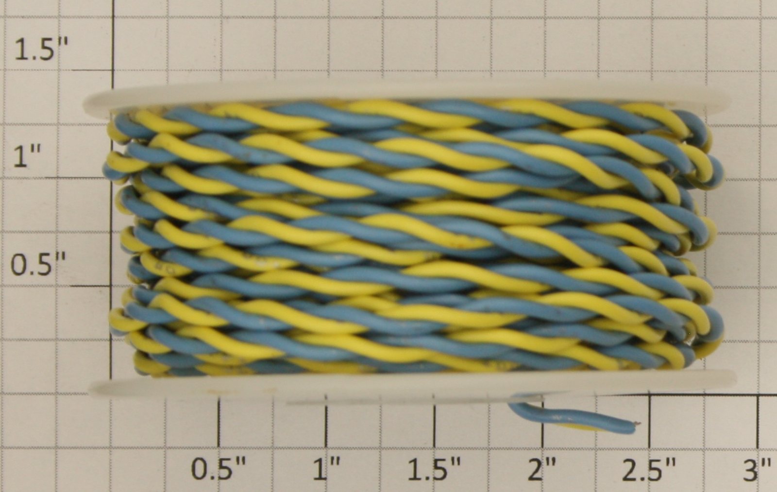 Wire Works H222070304 #22 Gauge 2-Conductor Blue / Yellow Wire 30' Rol ...