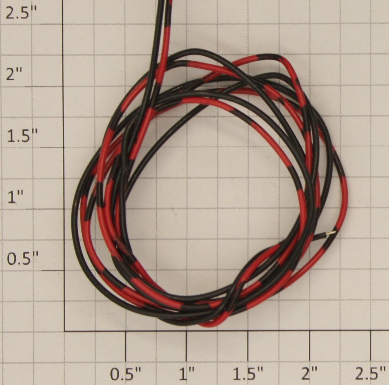Acme 0629-617 #24 Gauge 2-Conductor Red & Black Wire Sold by the Foot ...