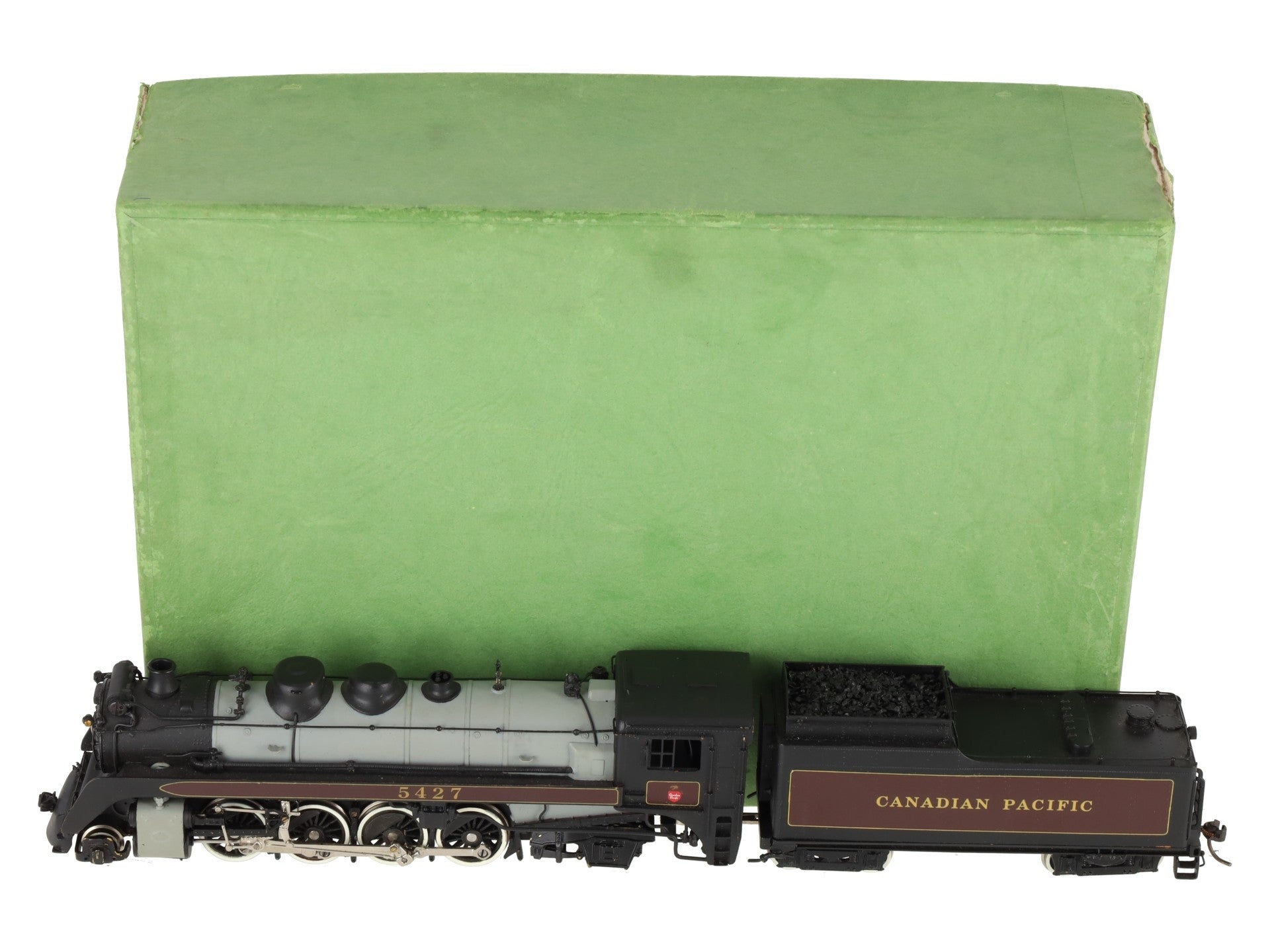 V-H Models HO BRASS CPR 2-8-2 P2 Mikado Steam Locomotive & Tender EX/B ...