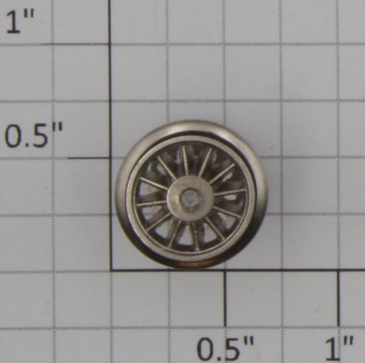 Marklin 214640 12-Spoked Drive Wheel/Axle with Traction Tire (Treibach ...