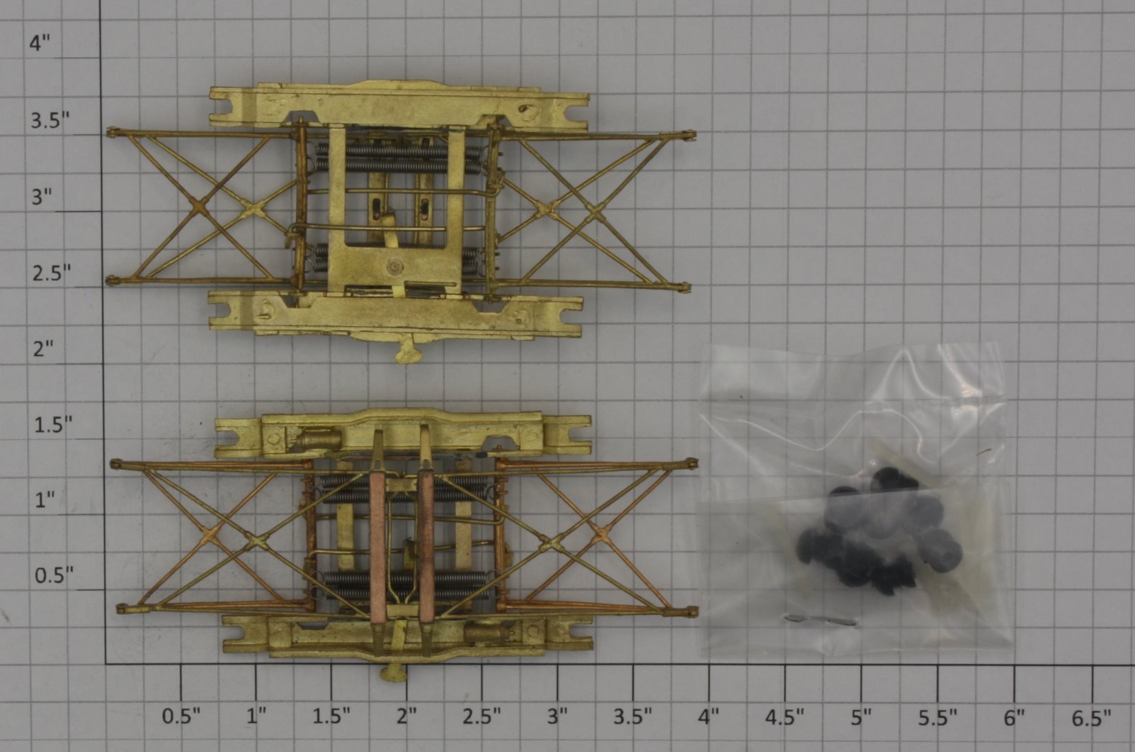 Overland 1055-1 PRR Class P5A Brass Pantograph w/ Copper Top Contact ...