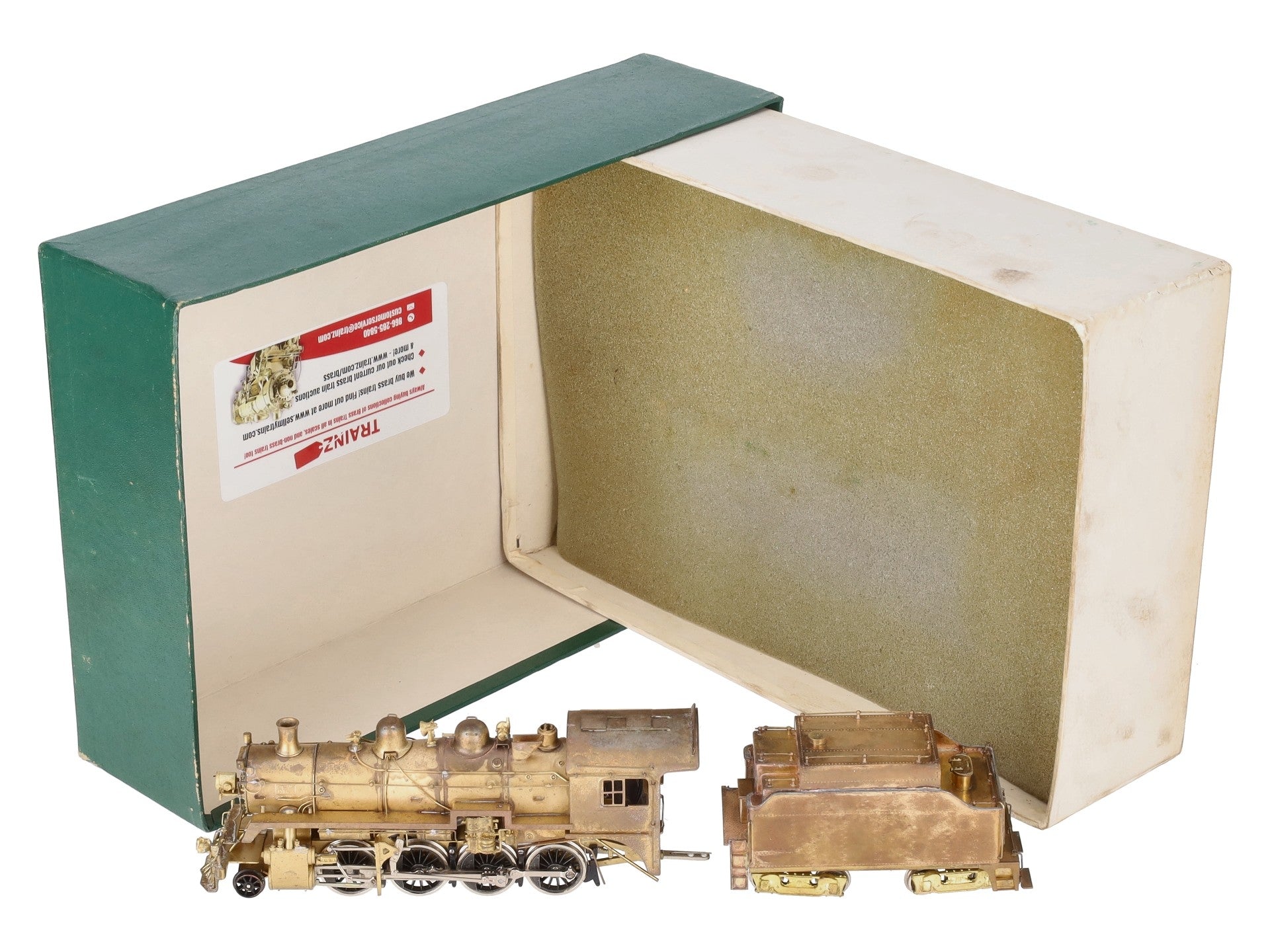 United Models HO Scale BRASS Canadian Pacific 2-8-0 Steam Locomotive T ...