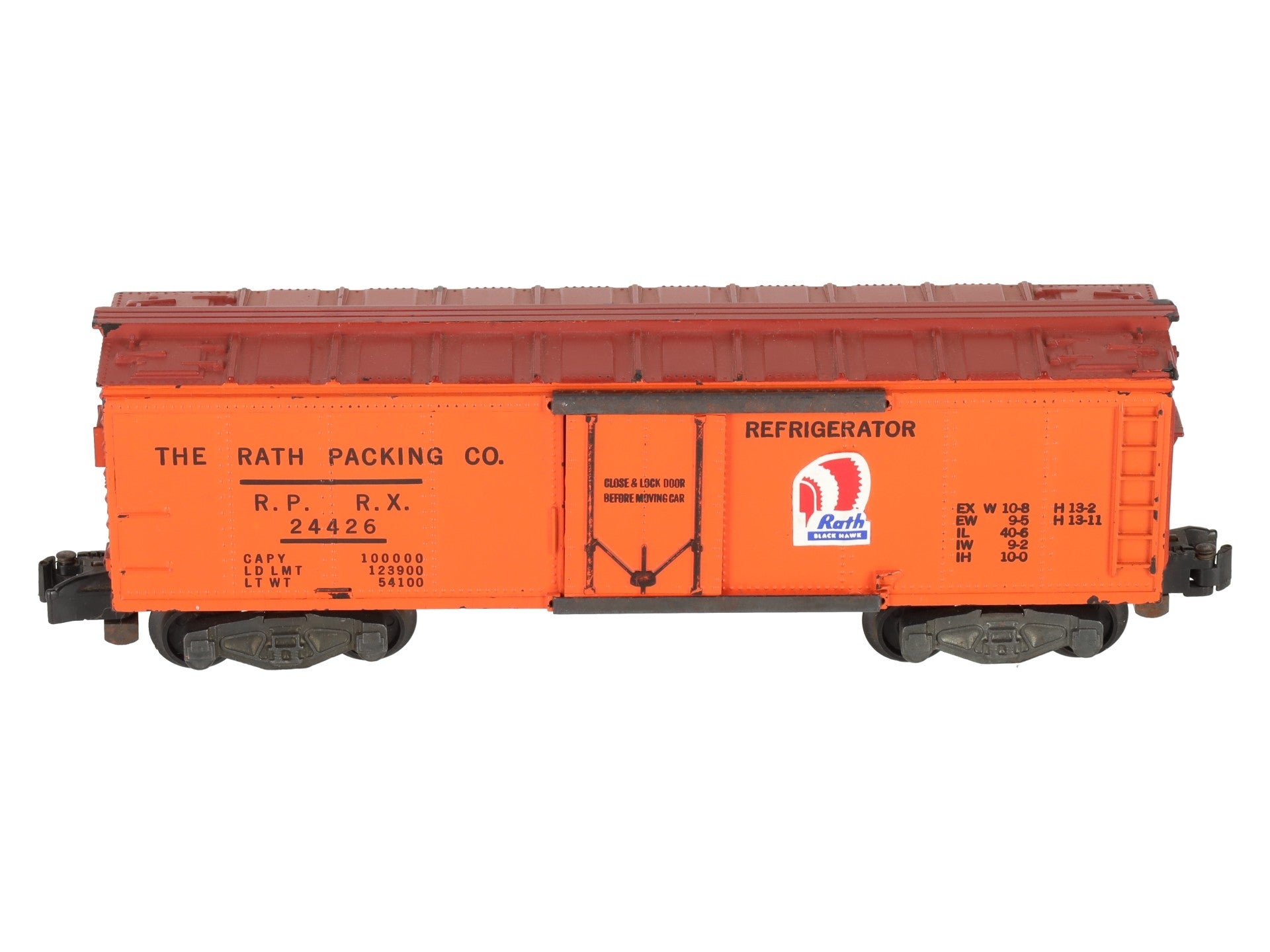 American Flyer 24426 Vintage S Rath Packing Co. Reefer - Rare VG – Trainz