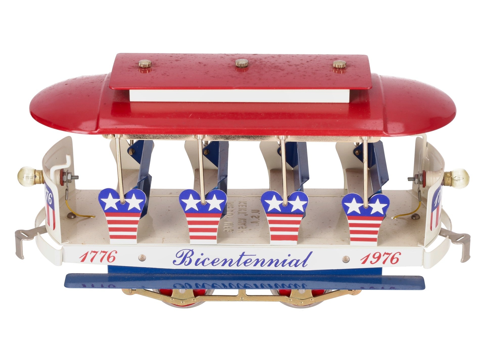 McCoy Vintage O Gauge Bicentennial 1776 Trolly Car VG – Trainz