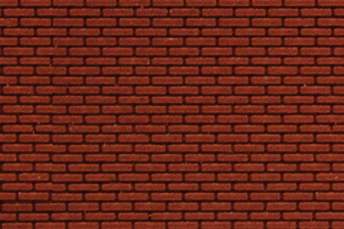 Chooch Enterprises Inc 8667 HO/N Small Flexible Dark Red Brick Pavers ...