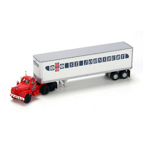 Athearn 13895 N St Johnsbury Mack B with 40' Z-Van Trailer – Trainz
