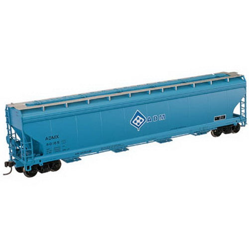 Atlas 20000135 HO Scale ADM ACF 5701 Covered Grain Hopper #80165 – Trainz