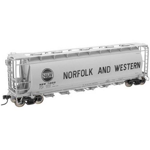 Atlas 20000546 HO Scale N&W 6-Bay Cylindrical Hopper #71888 – Trainz