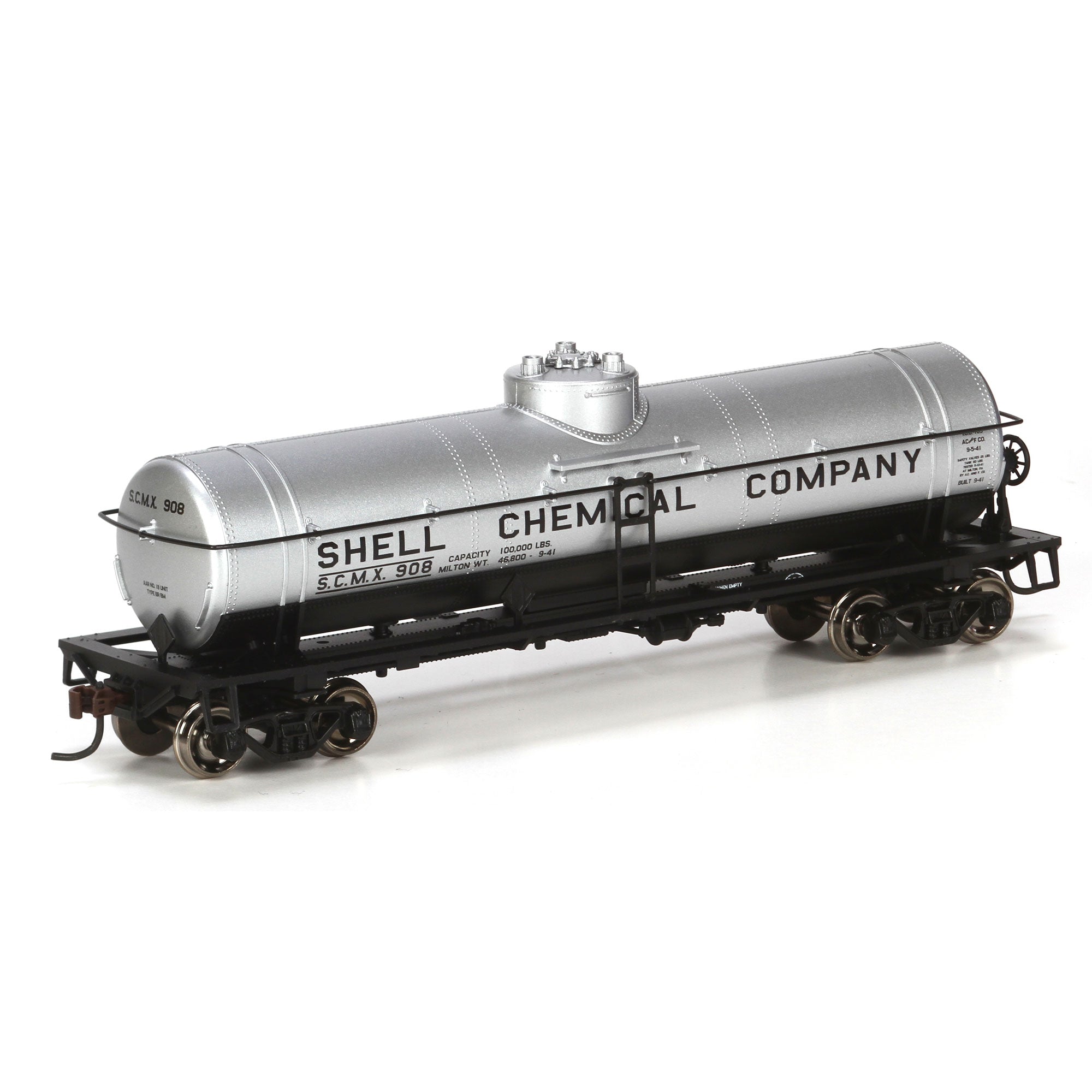 Athearn 76667 HO Shell RTR 1-Dome Tank Car #908 – Trainz