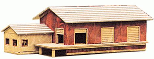 Heljan 641 N Scale Small Freight Station Building Plastic Kit – Trainz