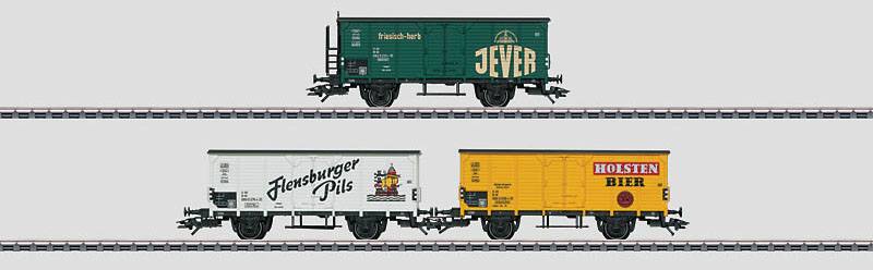 Marklin 48774 HO Scale Beer Car 3 Pack LN/Box – Trainz