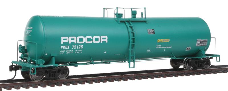 Walthers 920-100225 HO Scale Procore 54' 23,000-Gallon Funnel-Flow Tan ...