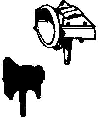 Cal Scale 190-205 HO Steam Loco Headlight Pyle With Wing Style Numbebo ...