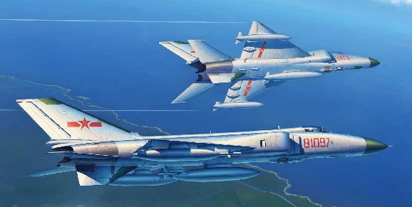 Trumpeter 02845 1:48 PLA J8B Chinese Fighter Military Aircraft Plane M ...