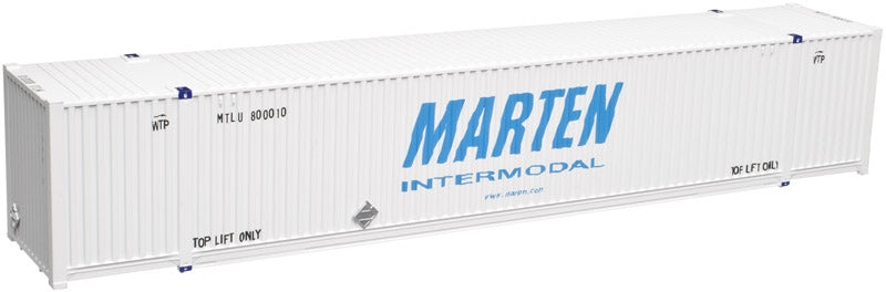 Atlas 20003004 HO MARTEN CIMC 53' Cargo Container 3-Pack Set #1 – Trainz