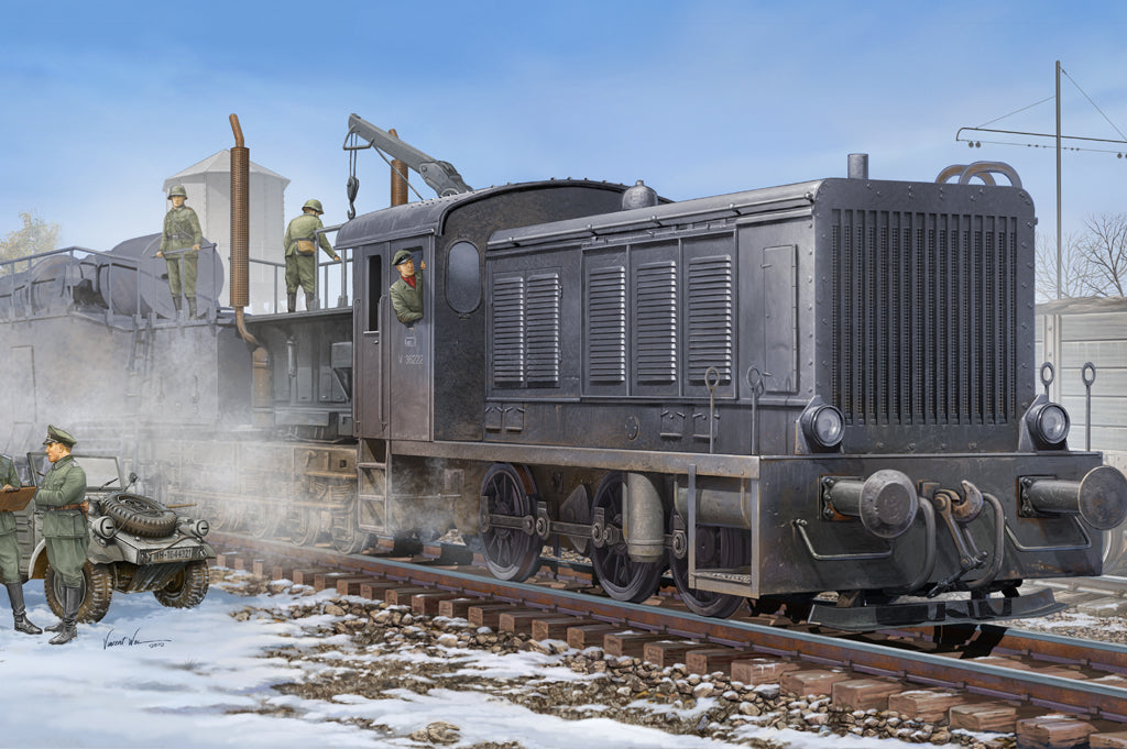 Hobby Boss Models 82913 1:72 German WR360 C12 Locomotive Plastic Model ...