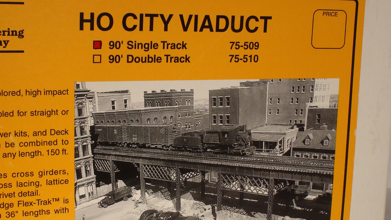 Micro Engineering 75-509 HO 90' Single Track City Viaduct Kit – Trainz