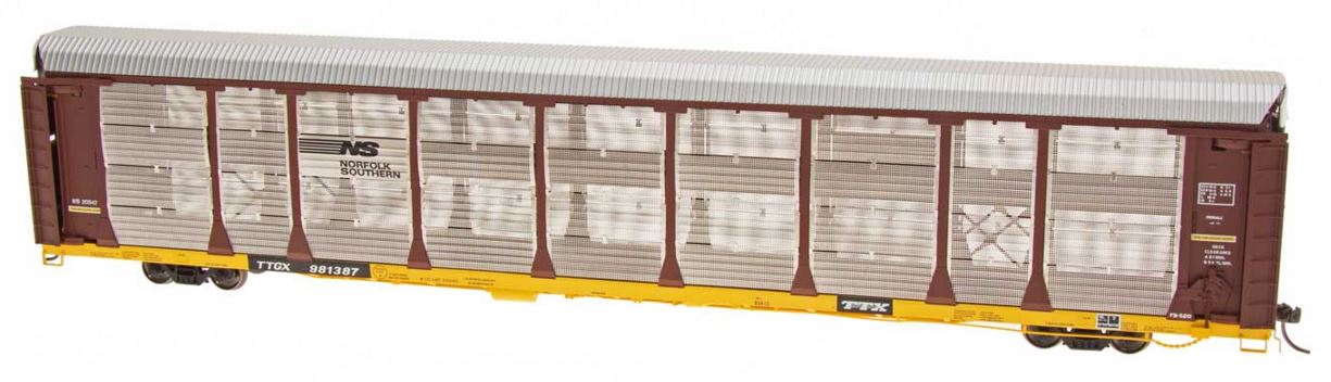 InterMountain 45256 HO Norfolk Southern Bi-Level Auto Rack – Trainz