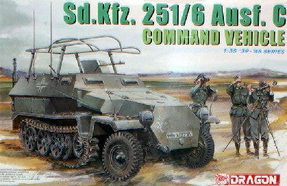 Dragon 6206 1:35 Sd.Kfz.251/6 Ausf.C Command Military Vehicle Model Ki ...