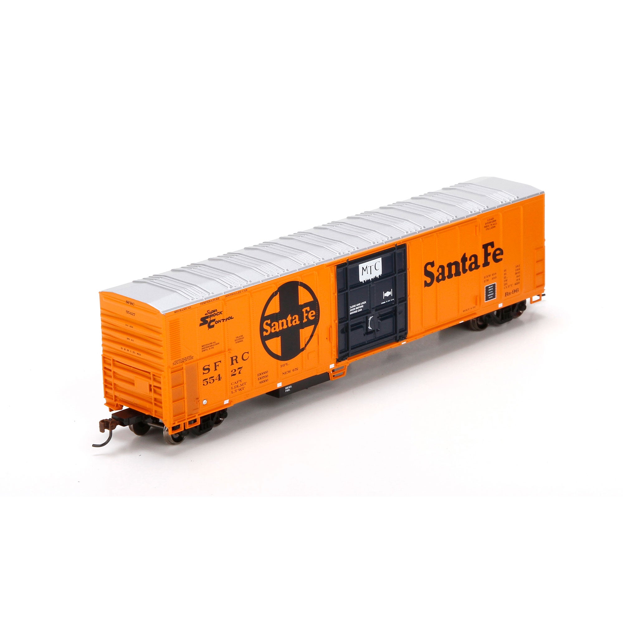 Athearn 71444 HO Santa Fe 57' Mechanical Reefer #55499 – Trainz