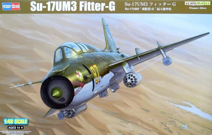 Hobby Boss Models 81759 1:48 Sukhoi SU-17UM3 Fitter-G Military Plane K ...