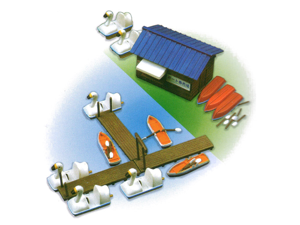 TomyTec 266426 N Boat Slip Set Kit – Trainz