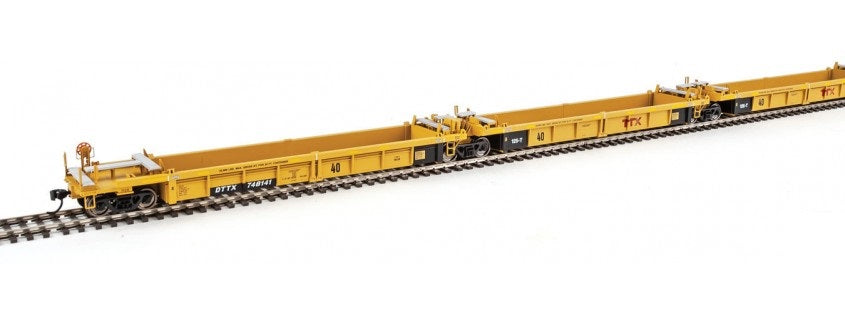 Walthers 910-55616 HO TTX DTTX Thrall 5-Unit Rebuilt 40' Well Car #748 – Trainz