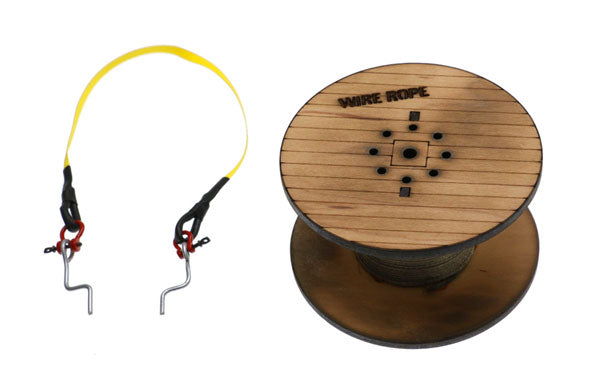 Weiss Brothers WBR017A 1:50 2.8" Round Wooden Cable Reel with Lifting ...