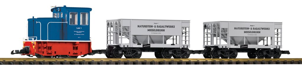 Piko 38151 Industrial G.E. 25-Ton G Gauge Diesel Starter Train Set – Trainz
