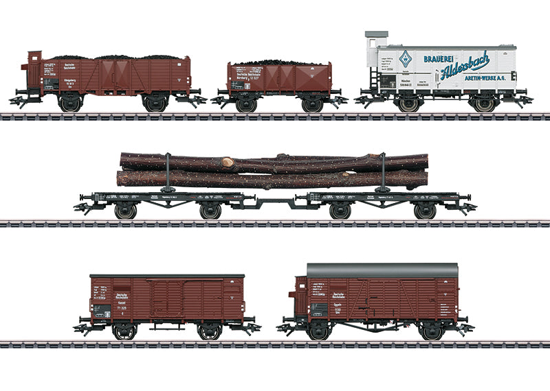 Marklin 46017 HO DRB Class 95 German Freight Car Set (Set of 7) LN/Box ...
