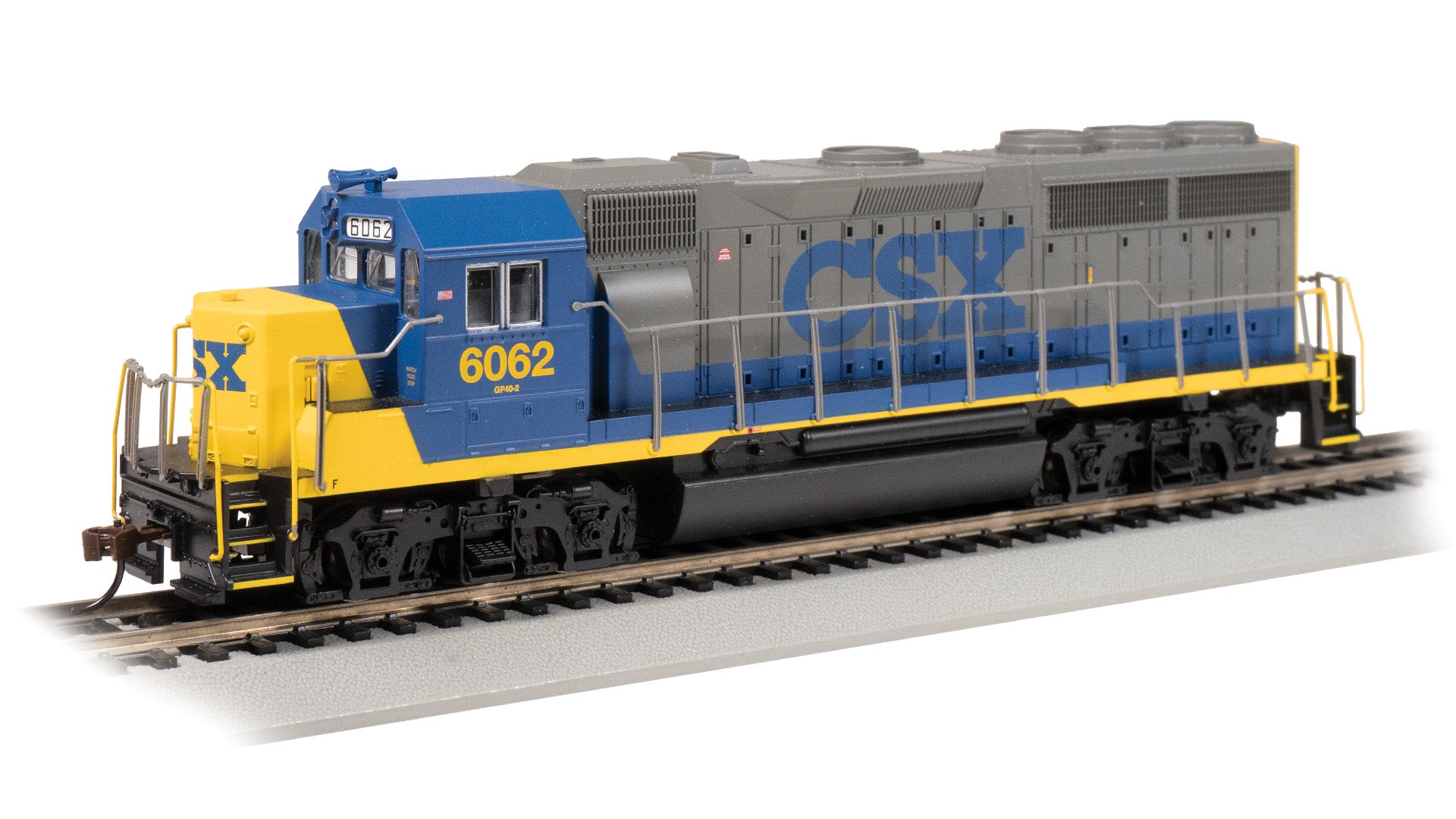 Bachmann 60314 HO CSX EMD GP40 Diesel Locomotive with DCC #6062 – Trainz