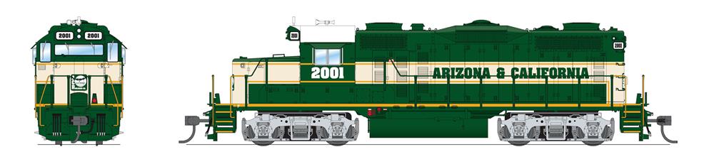 Broadway Limited 7450 HO ARZC EMD GP20 Diesel Locomotive with Sound/DC ...