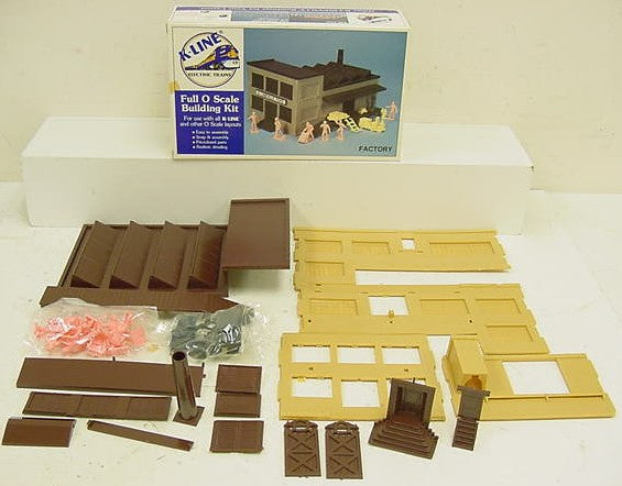 K-Line K4011 O Scale Factory w/Figures and Accessory Building Kit – Trainz