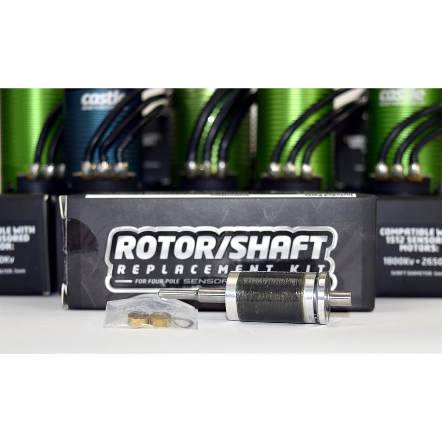 Castle Creations 011-0158-00 1412-3200Kv Rotor/Shaft Kit with 5mm Shaf ...