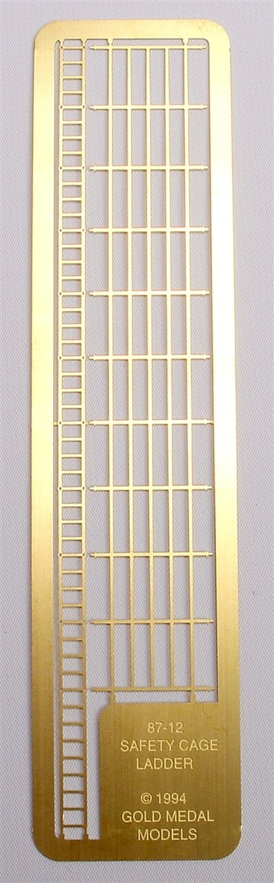 Gold Medal Models 87-12 HO 50' Industrial Safety Cage Ladder Kit – Trainz