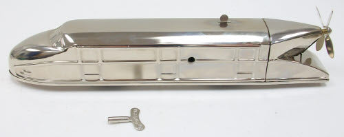 Schylling RZS O Rail Zeppelin Classic Tin Wind-Up Electric Locomotive – Trainz